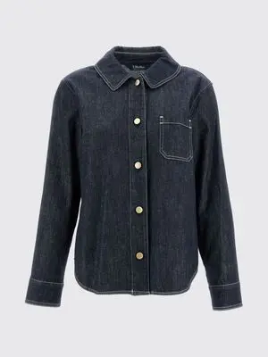 Max Mara Denim Shirt With Classic Collar