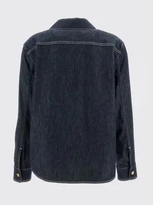 Max Mara Denim Shirt With Classic Collar