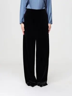 Emporio Armani Velvet Wide Leg Trousers