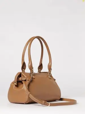 Liu Jo Grained Faux Leather Shoulder Bag - Brown
