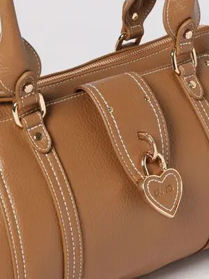 Liu Jo Grained Faux Leather Shoulder Bag - Brown