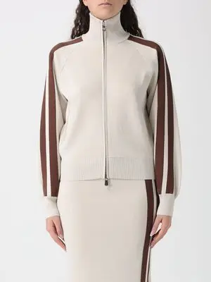Pinko Zip-up Track Jacket With Striped Sleeves