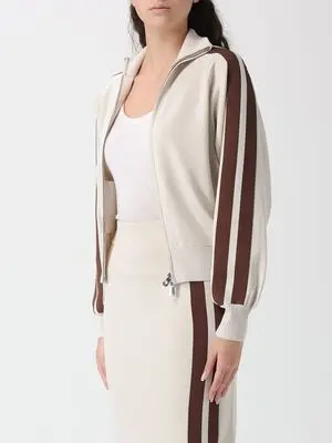 Pinko Zip-up Track Jacket With Striped Sleeves