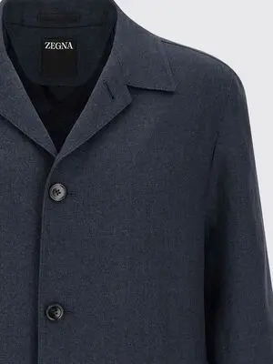 Zegna Single-breasted Linen And Wool Blazer