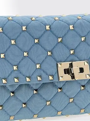 Valentino Garavani Rockstud Spike Matelassé Viscose Bag