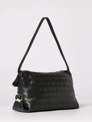 Liu Jo Riccy Bag In Woven Faux Leather - Black