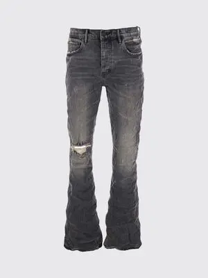 PURPLE BRAND Mid-rise Flared Jeans With Embroidery