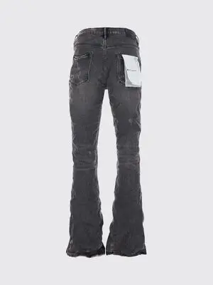 PURPLE BRAND Mid-rise Flared Jeans With Embroidery