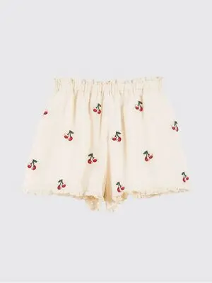 TWINSET Ramie Shorts With Embroidery