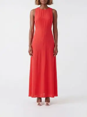 Erika Cavallini Viscose Long Dress - Red