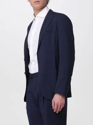 Corneliani Silk And Wool Single-breasted Blazer