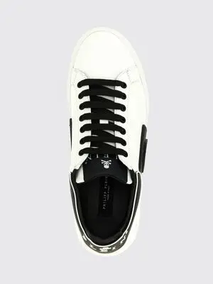 Philipp Plein Phantom Kick® Leather Low Top Sneakers - Black