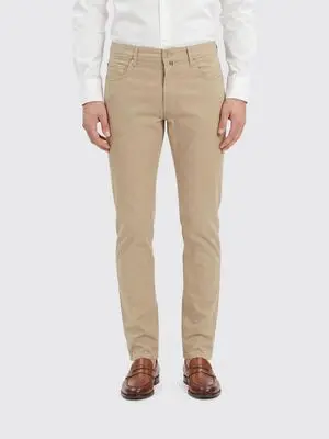 Jacob Cohen Slim Fit Stretch Cotton Trousers - Camel