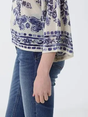 Liu Jo Floral Viscose Blend Top - Multicolor