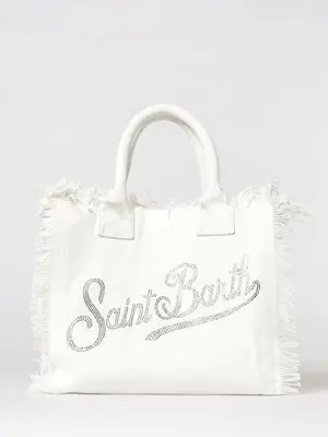 MC2 SAINT BARTH Printed Cotton Vanity Bag With Logo Fa01