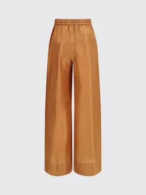 FORTE_FORTE Silk Palazzo Trousers - Brown
