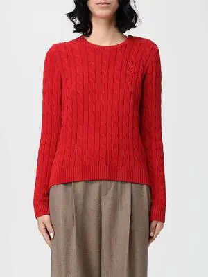 Ralph Lauren Cable Knit Jumper - Red