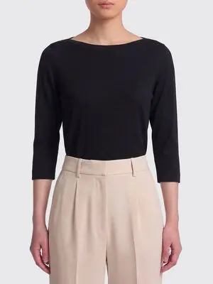ROBERTO COLLINA Viscose Knit Top - Black