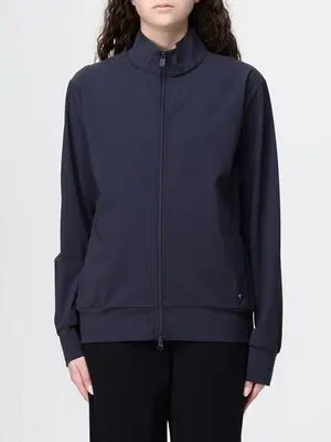 SAVE THE DUCK Stretch Nylon Zip Hoodie - Blue
