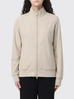 SAVE THE DUCK Stretch Nylon Zip Hoodie - Ice