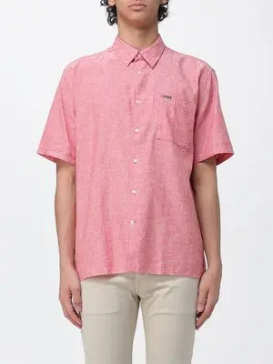 Barbour Casual Linen And Cotton Shirt - Red