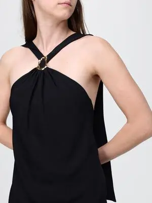 FORTE_FORTE Long Silk Blend Halterneck Dress