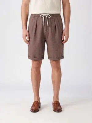Brunello Cucinelli Linen Blend Shorts - Hazel