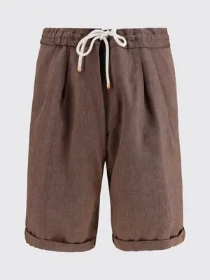 Brunello Cucinelli Linen Blend Shorts - Hazel