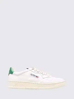 AUTRY Medalist Low Top Sneakers In Bi Leather And Suede - Grass Green