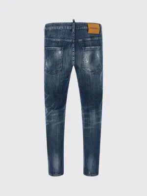 Dsquared2 Skater Slim Fit Jeans In Distressed Stretch Denim