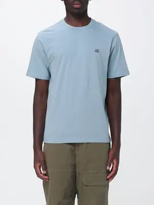 C.P. COMPANY Cotton T-shirt With Logo - Blue