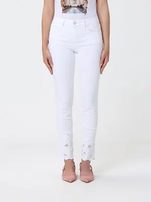 Liu Jo Slim Fit Cotton Denim Jeans - Milk
