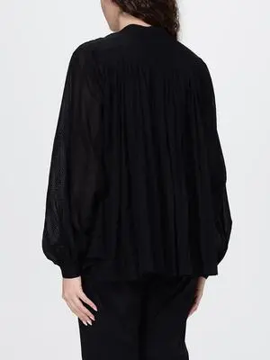 SEMICOUTURE Cotton Blouse With Embroidery