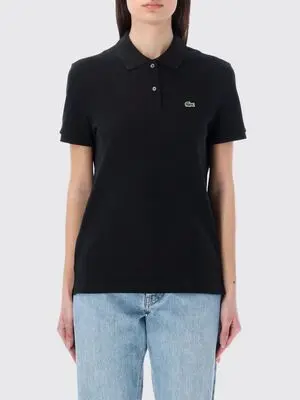 Lacoste Cotton Polo Shirt With Logo - Black