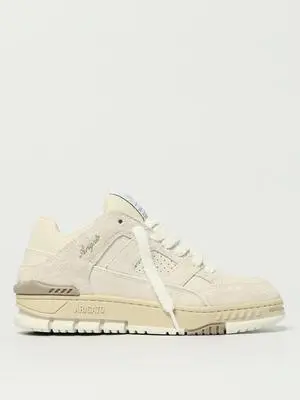 Axel Arigato Area Lo Calfskin Leather And Suede Sneakers - Beige