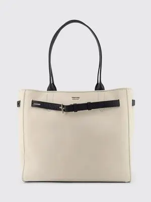 TOM FORD Audrey Canvas Bag - Ecru