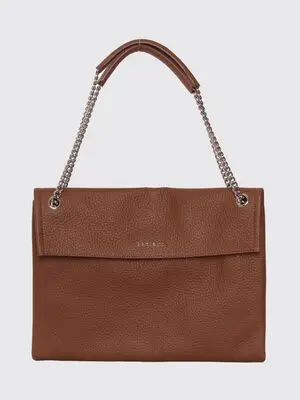 Orciani Venus Soft Medium Hammered Leather Bag - Dark