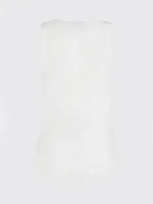 THOM KROM Cotton Sleeveless Top - Beige