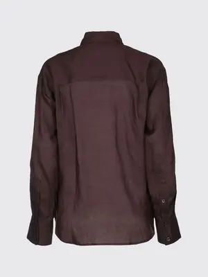 ERMANNO FIRENZE Linen Blend Shirt With Embroidery