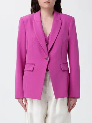 Liu Jo Single-breasted Polyester Blazer - White