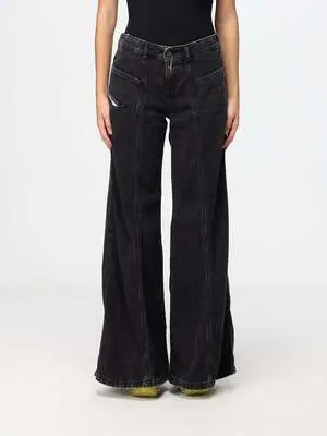 DIESEL® Wide Leg Jeans - Black