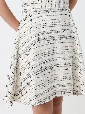 BOSS Cotton Blend Mini Dress