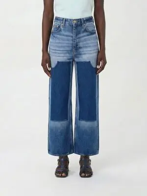 GANNI Wide Leg Jeans - Denim