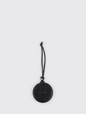 Balenciaga Arena Leather Keychain With Mirror - Black