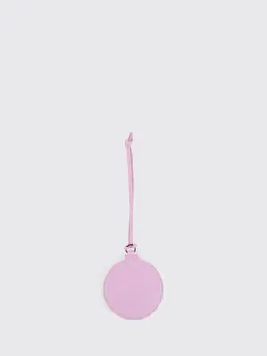 Balenciaga Arena Leather Keychain With Mirror - Pink