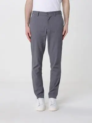 BOSS Chino Trousers In Stretch Cotton - Blue