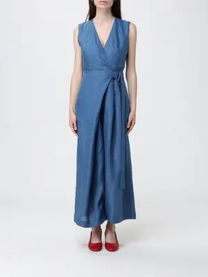 MEIMEIJ Linen Wrap Jumpsuit - Avion
