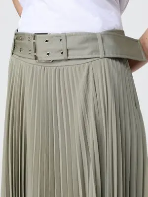 Liu Jo Gabardine Pleated Maxi Skirt