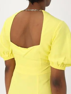 TWINSET Puff Sleeve Mini Dress