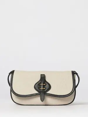 COCCINELLE Mavery Canvas And Grained Leather Bag - Black